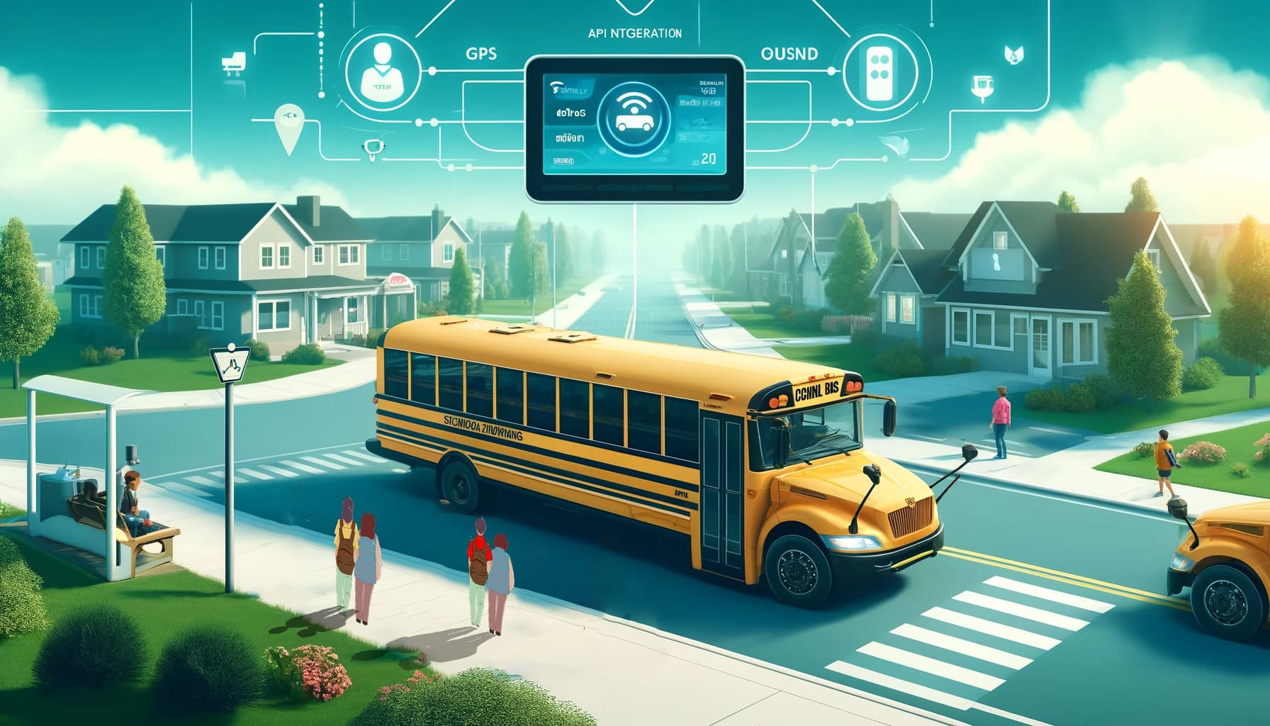 Seamless API Integration in School Bus Monitoring
